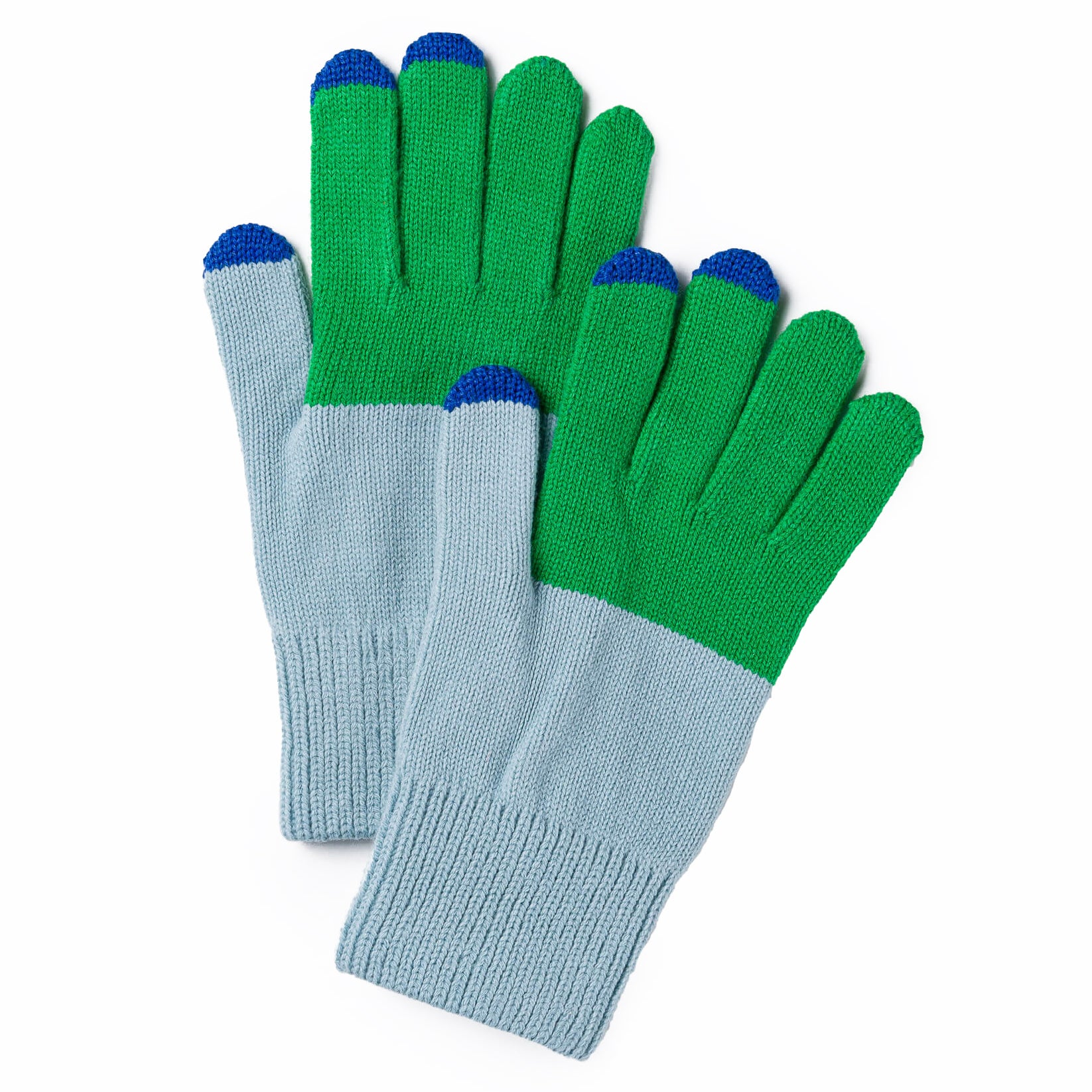 Colorblock Knit Touchscreen Gloves - Multiple Colors – Museum of Fine ...